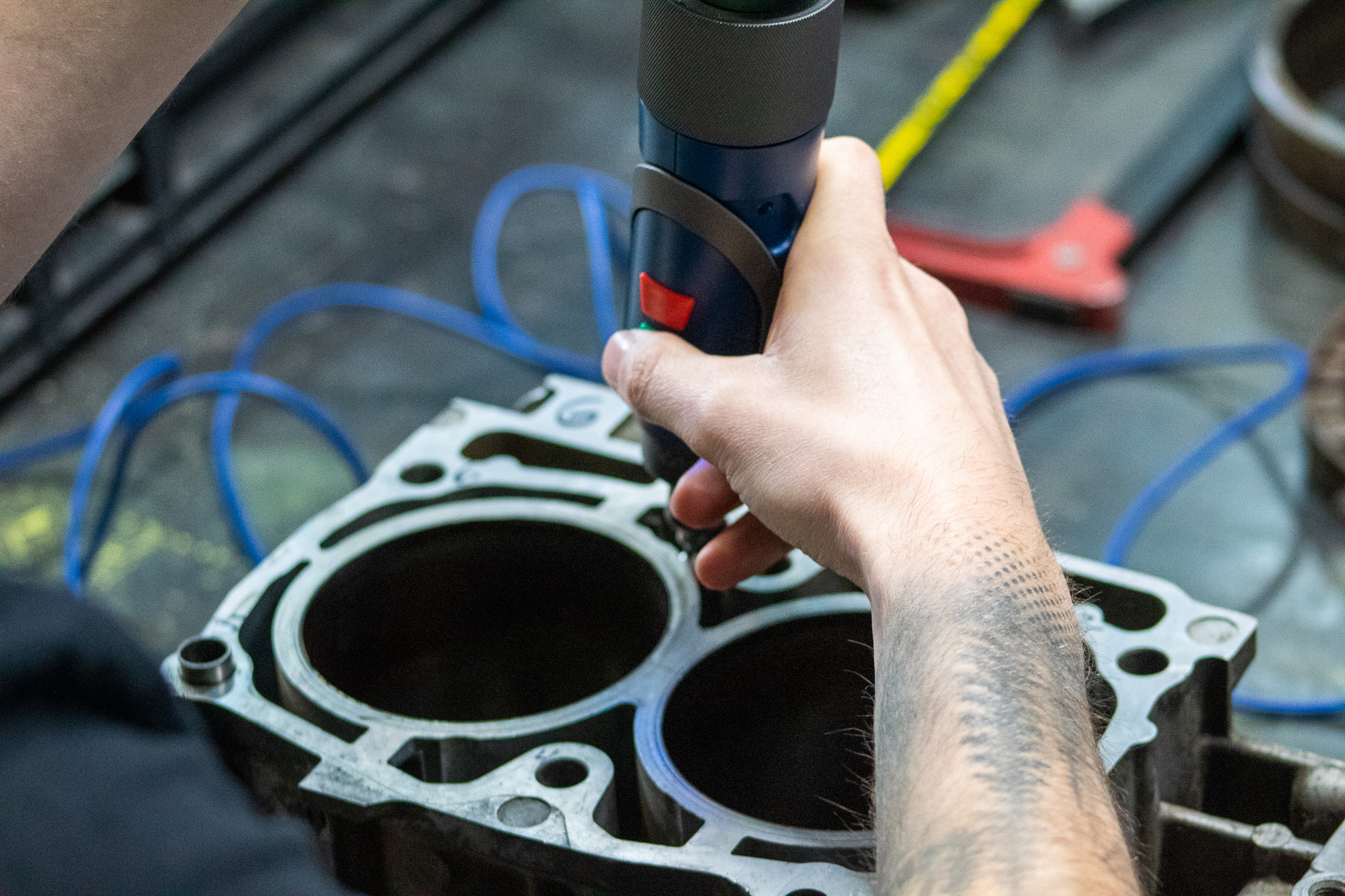 Closed deck Subaru engine case conversion - AA Performance Project : AA ...